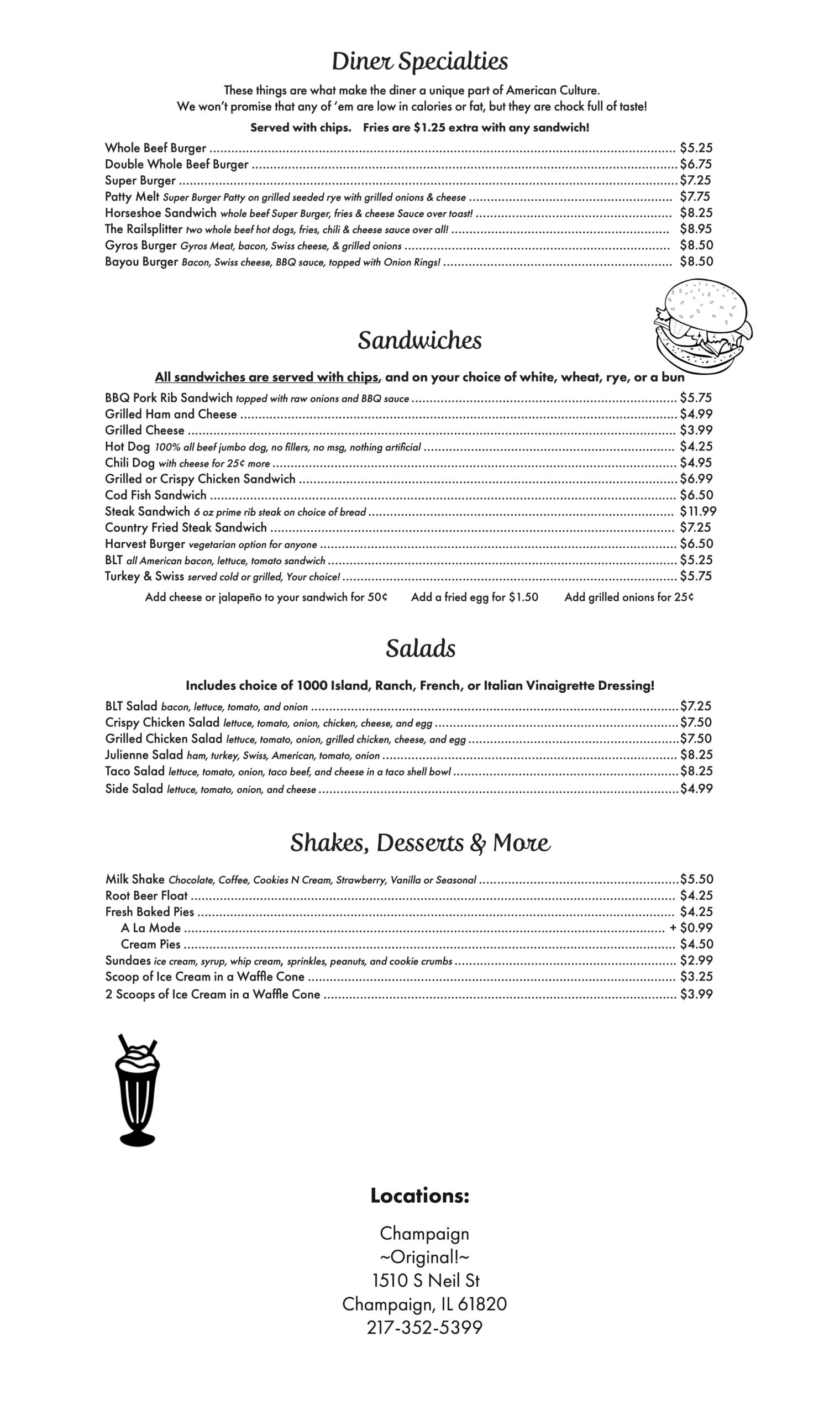 Merry-Ann’s QR Contactless Menu – Merry-Ann's Diner